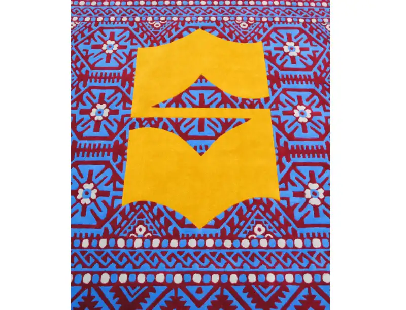 Customize Handmade Logo Carpets for your business, shops, office, hotels